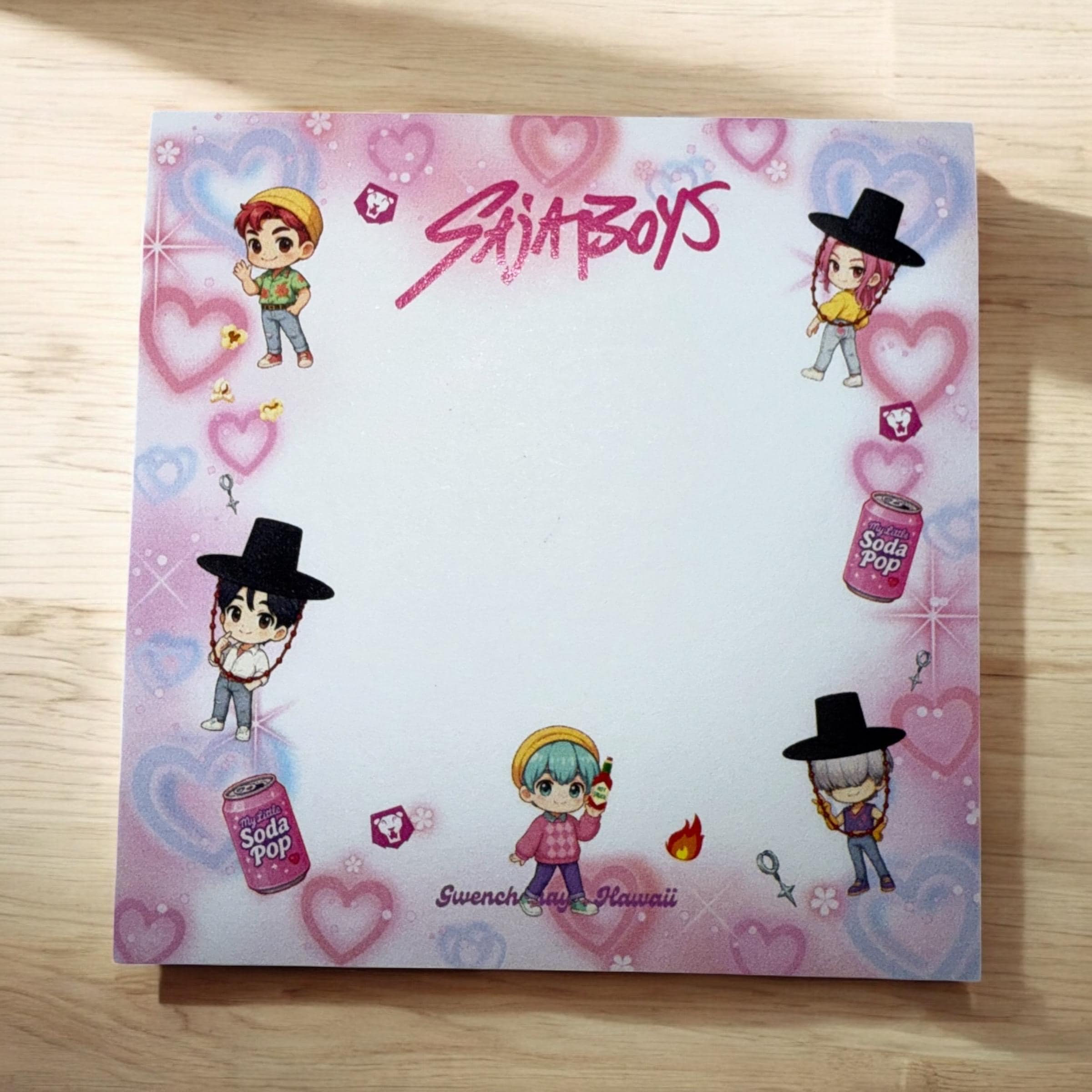 Saja Boys K-pop Demon Hunters Sticky Notes – Gwenchanayo Hawaii